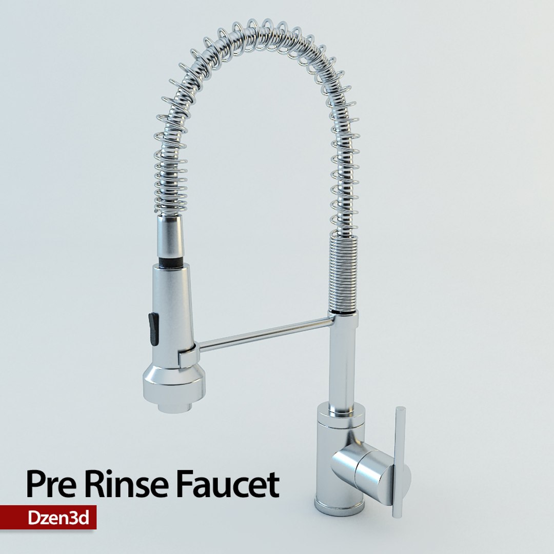 3ds Max Pre Rinse Faucet
