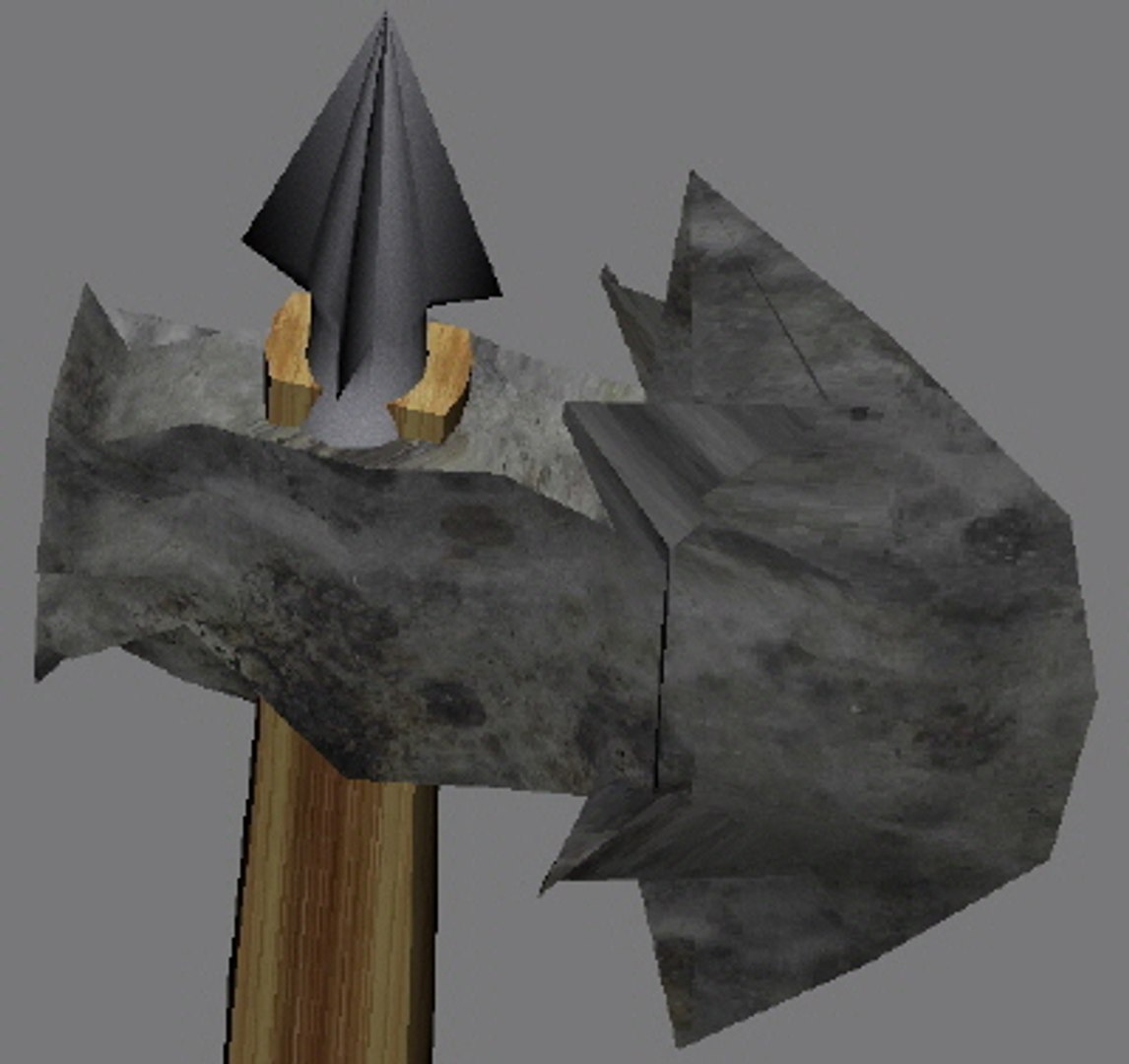 Urgosh D Spear Dwarve 3d Model