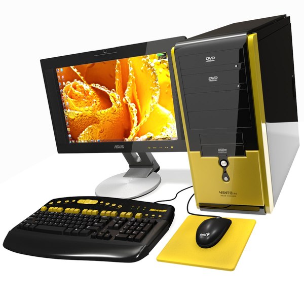 computer asus 3d model