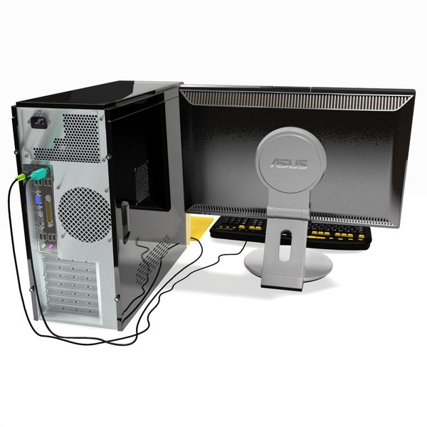 computer asus 3d model