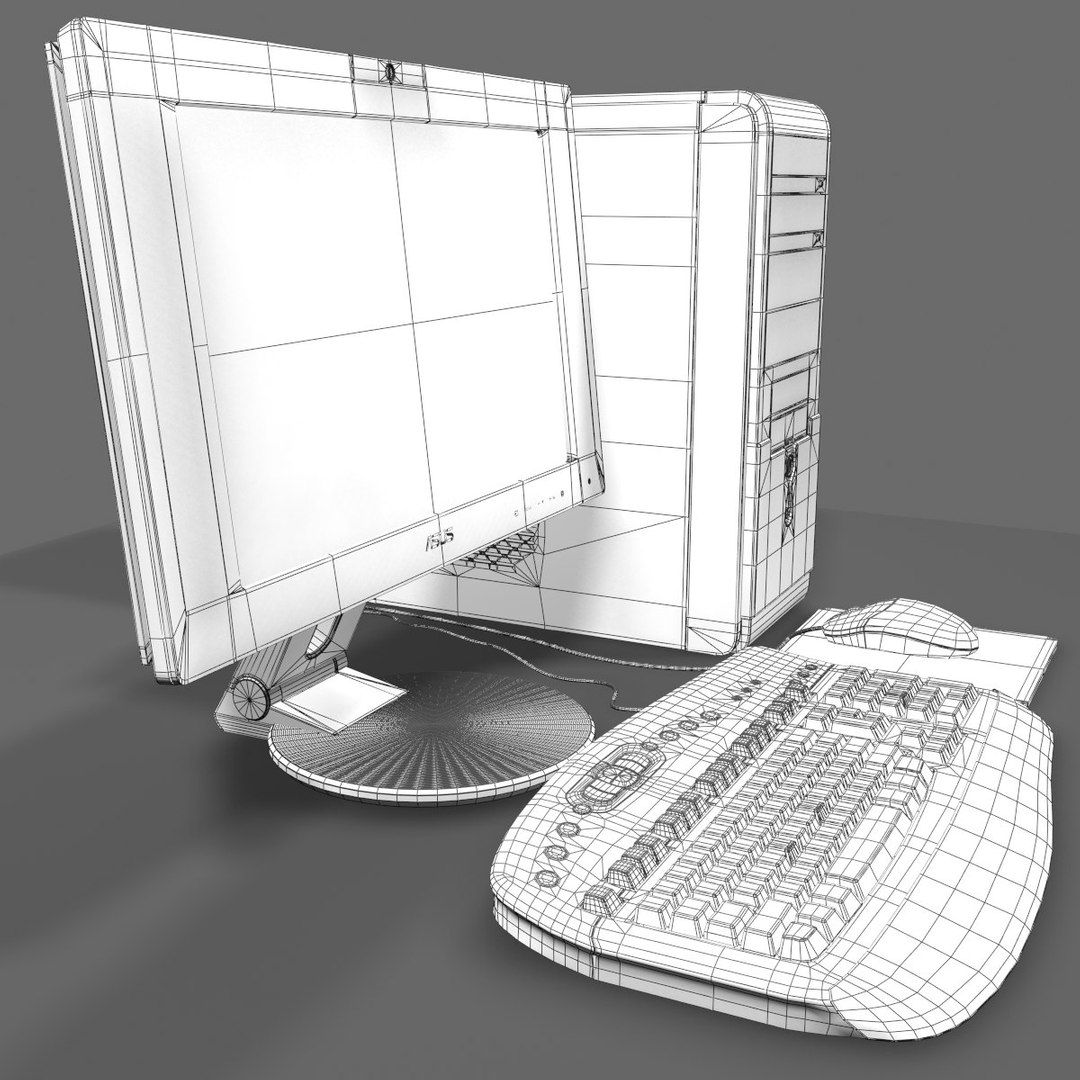 Computer Asus 3d Model