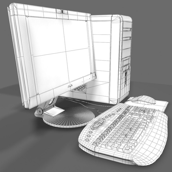 computer asus 3d model