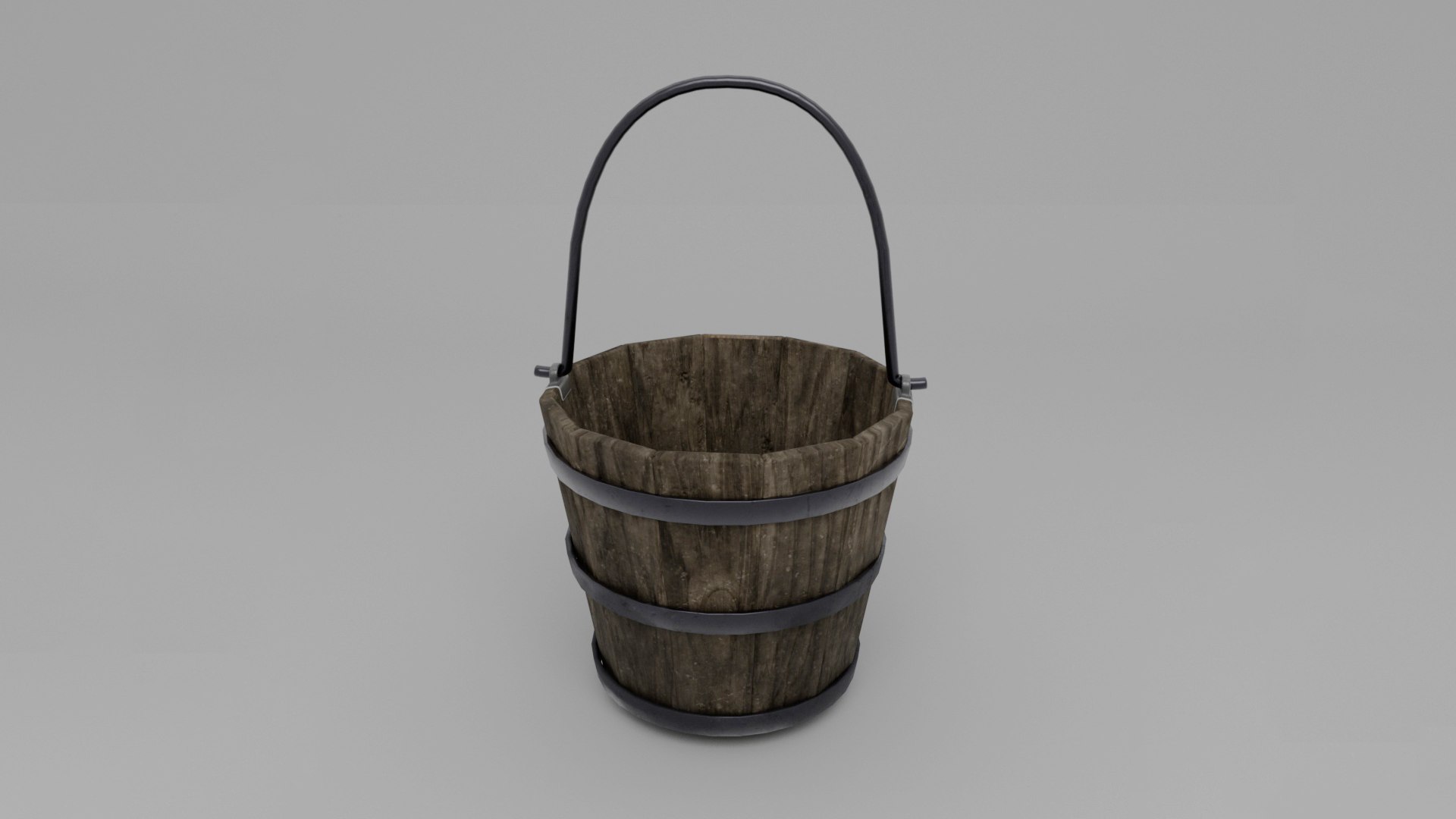 3D Model Wooden Bucket - TurboSquid 2173206