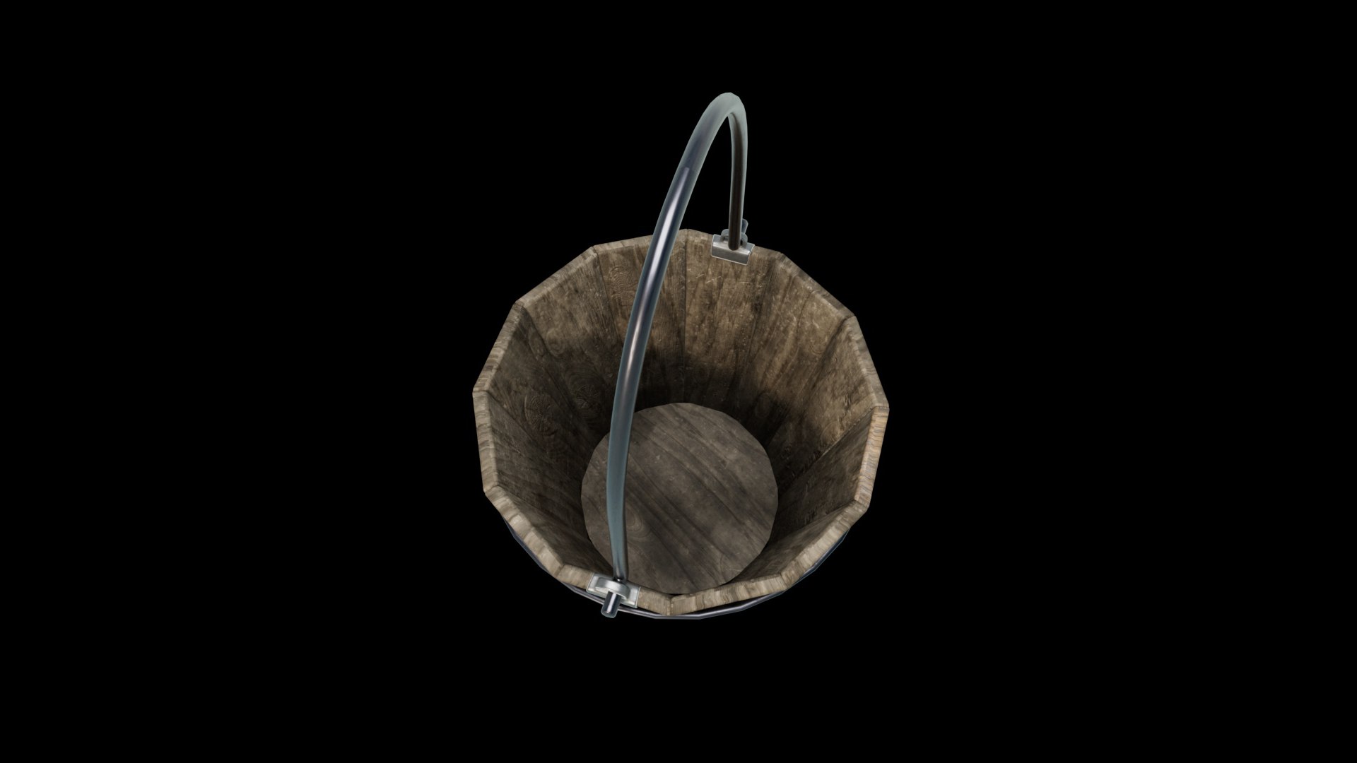 3D Model Wooden Bucket - TurboSquid 2173206