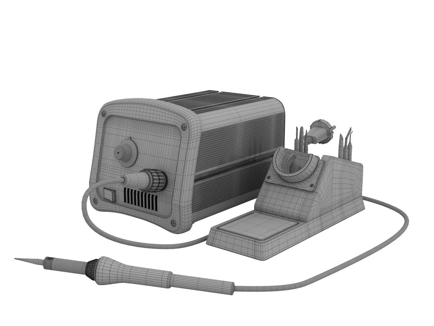 3d Model Soldering Station Pace-25 St