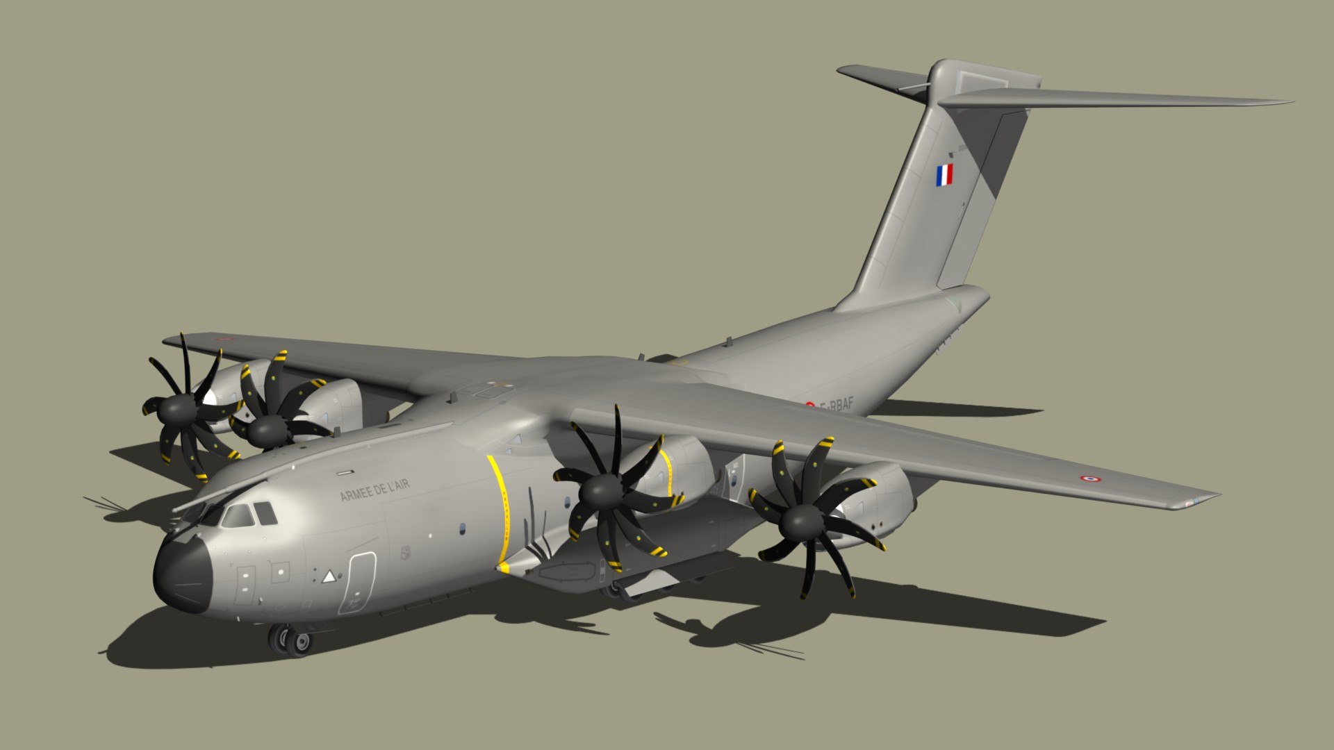 Airbus A400m French Air Force 3D - TurboSquid 1656556