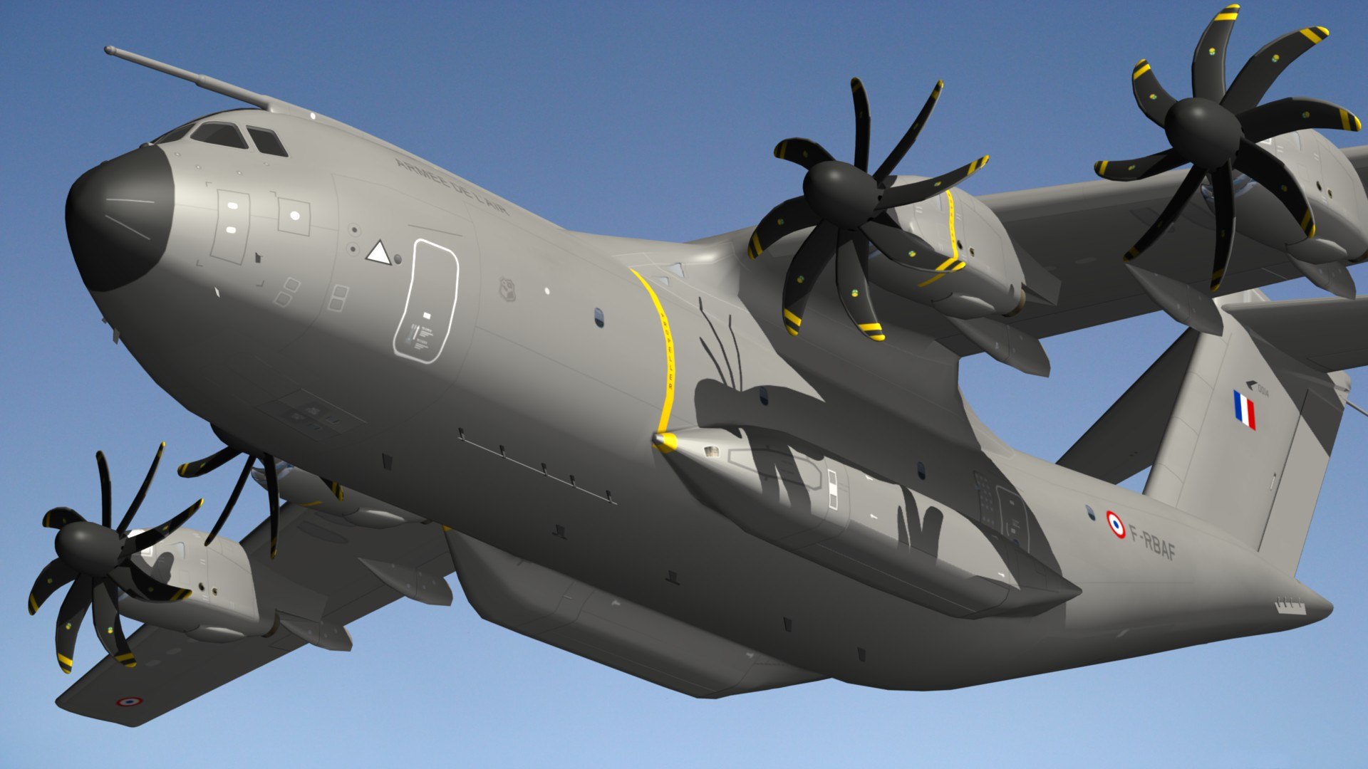 Airbus A400m French Air Force 3D - TurboSquid 1656556
