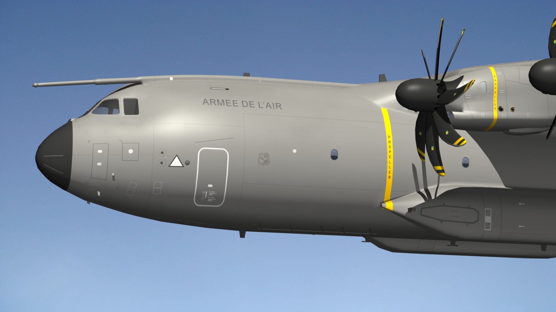 Airbus A400m French Air Force 3D - TurboSquid 1656556
