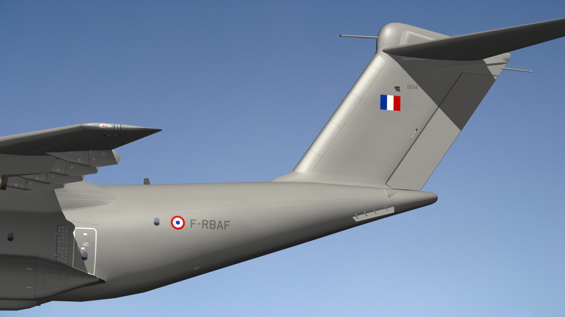 Airbus A400m French Air Force 3D - TurboSquid 1656556