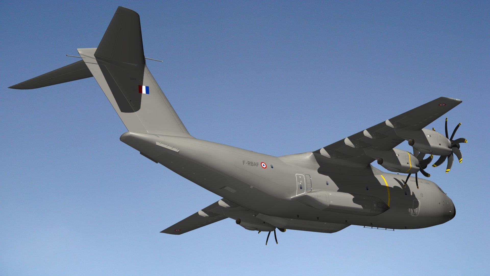 Airbus A400m French Air Force 3D - TurboSquid 1656556