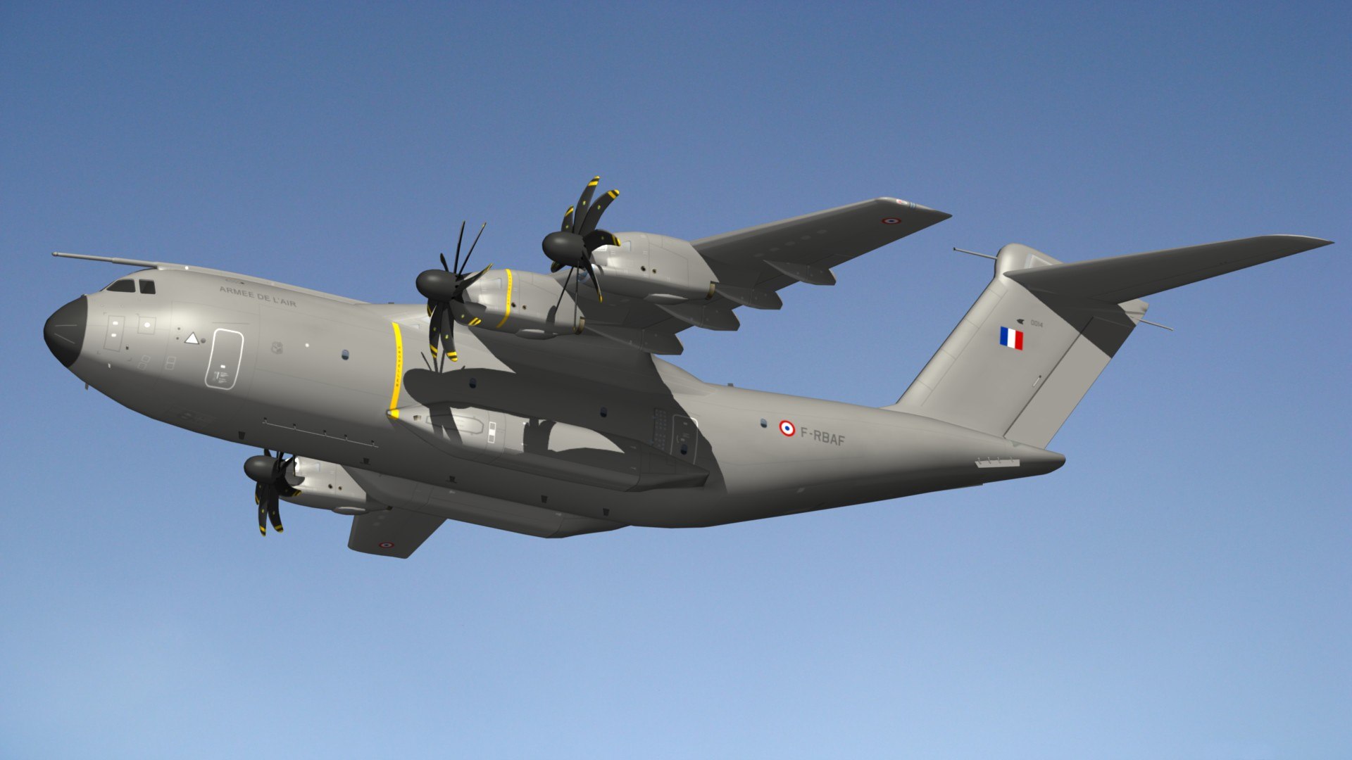Airbus A400m French Air Force 3D - TurboSquid 1656556