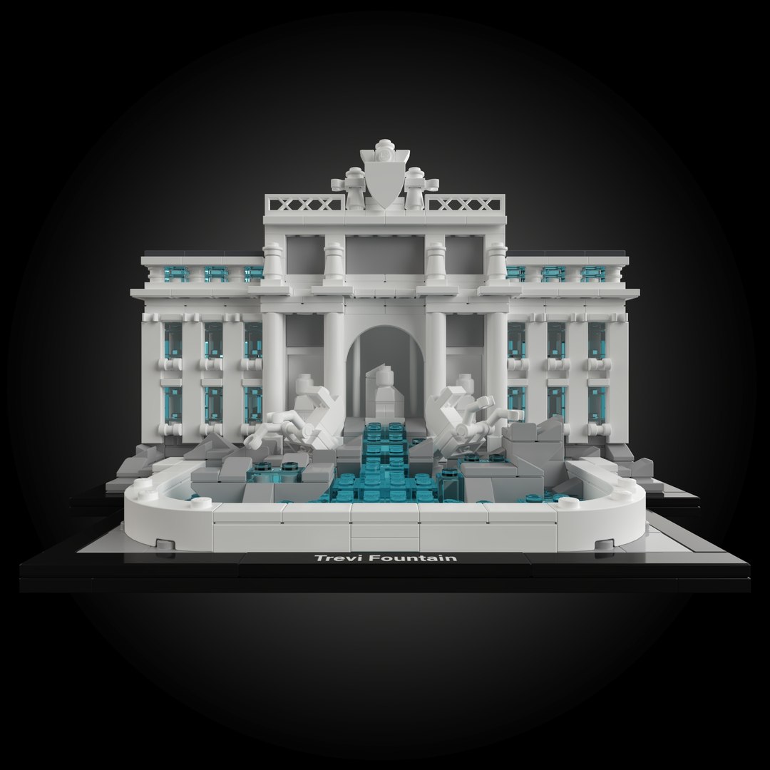 3D Lego 21020 - Trevi Fountain model - TurboSquid 1917921