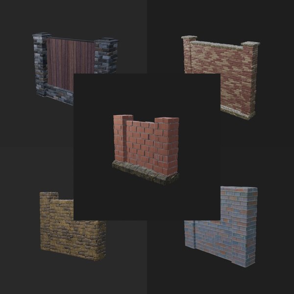 Brick Wall Blender Models for Download | TurboSquid