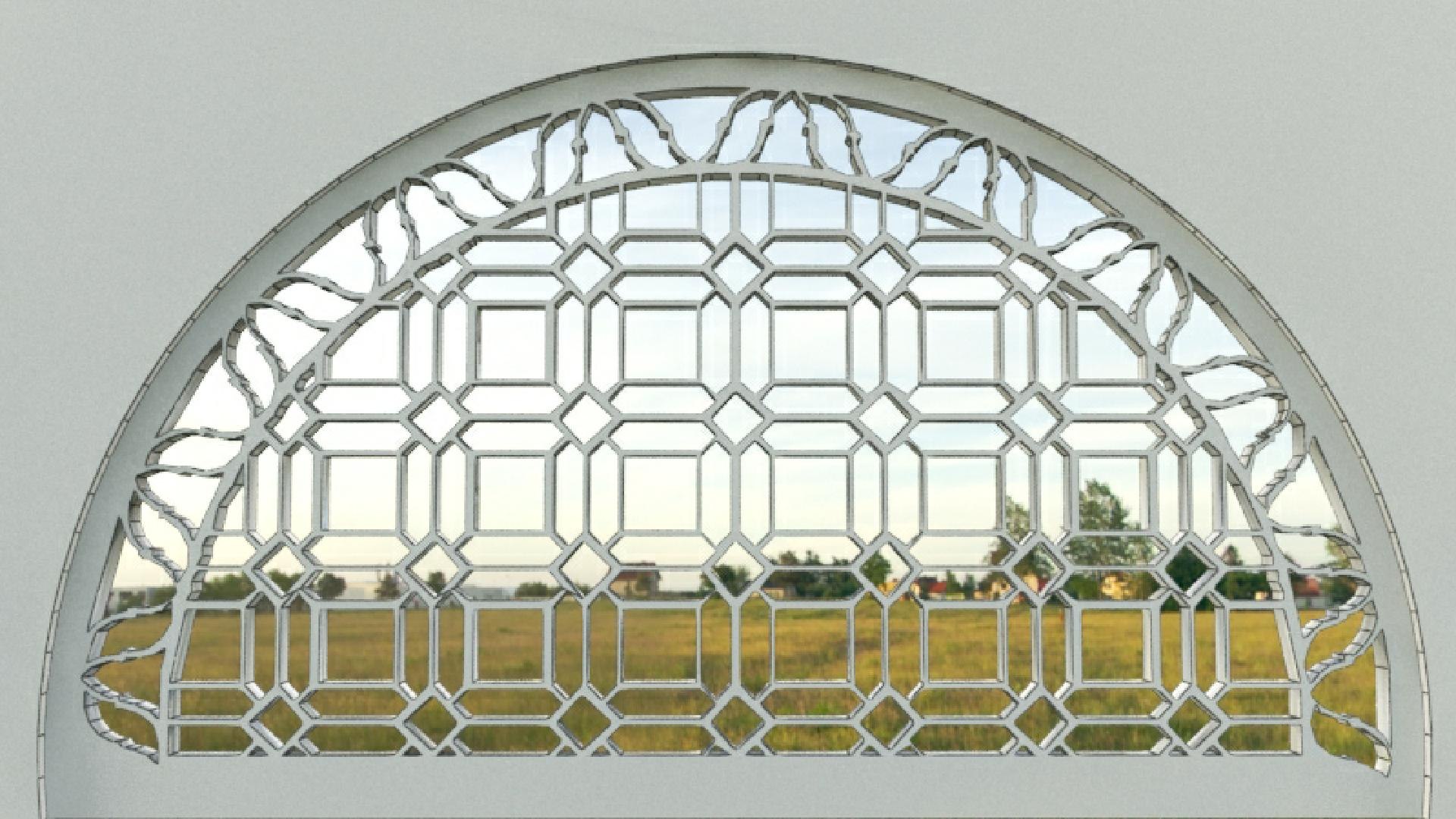 Stained Glass Qamaria 3D Model - TurboSquid 2241100