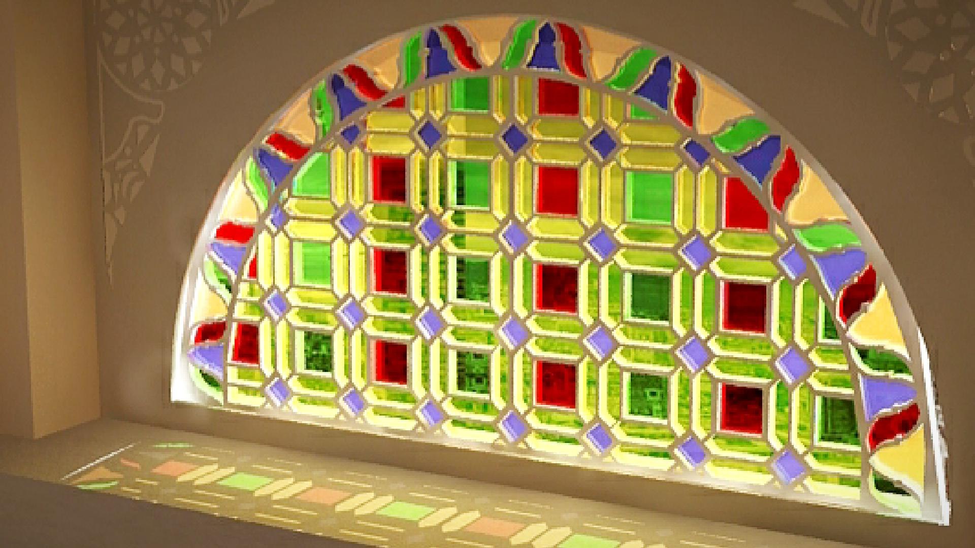 Stained Glass Qamaria 3D Model - TurboSquid 2241100