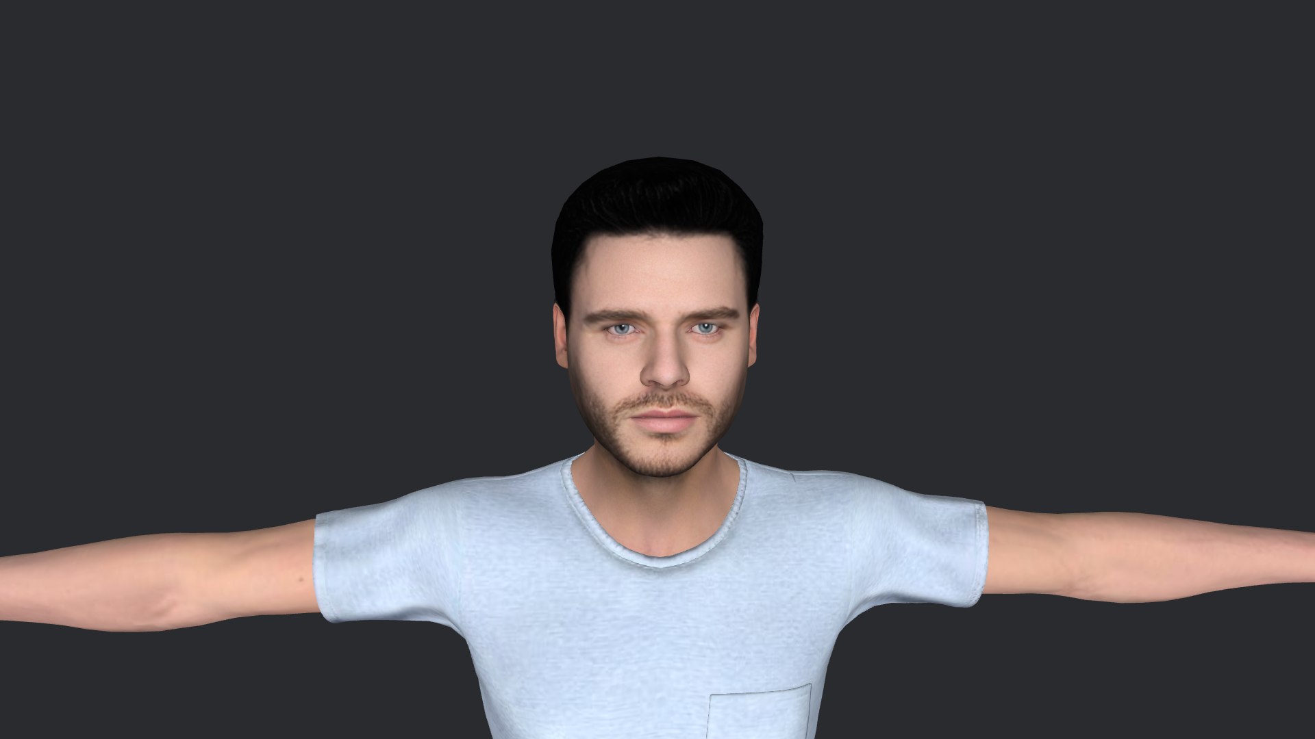 Richard Madden Hyper Realistic Full Body Fully Rigged 3D Character 3D ...