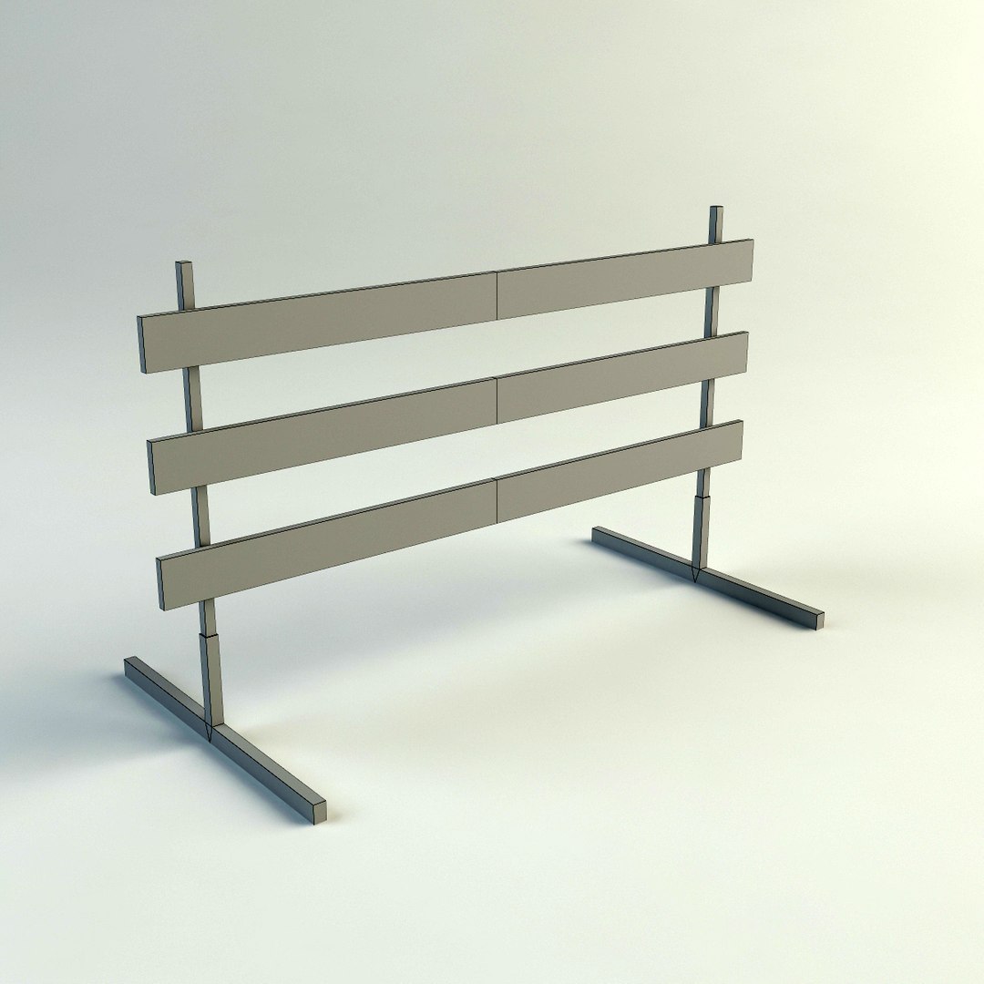 3d Traffic Barrier Model