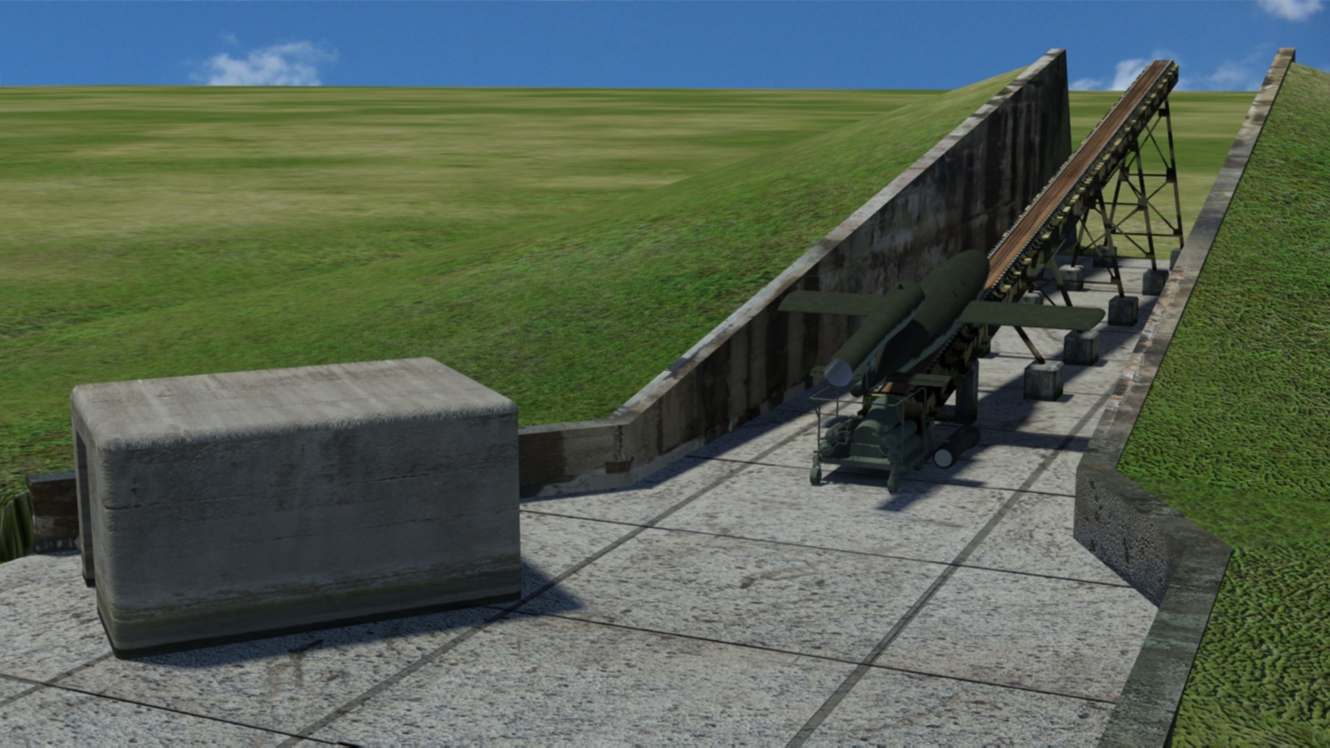 Army launched v1 site model - TurboSquid 1460196