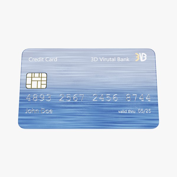 Credit Card Blender Models for Download | TurboSquid