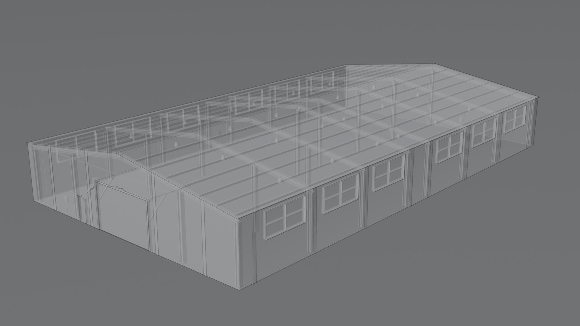 Warehouse Collection Hangar Model - TurboSquid 2097251