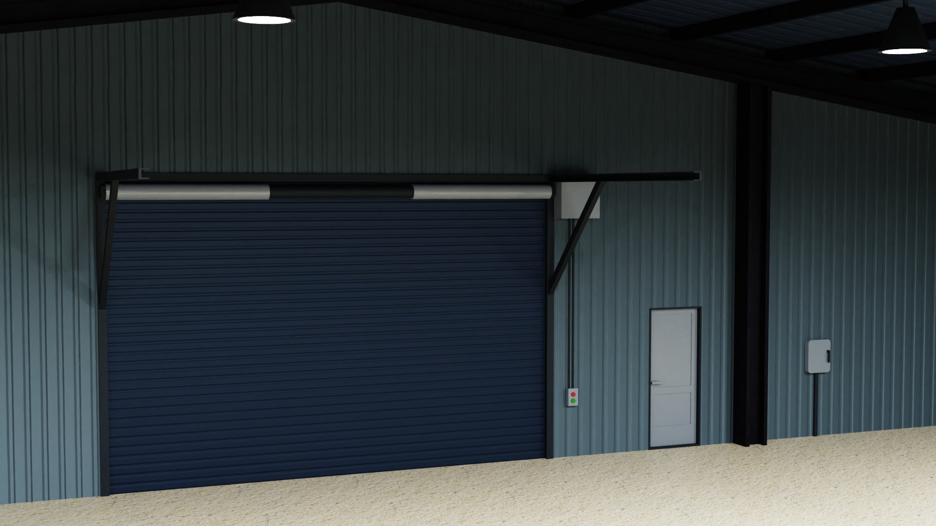 Warehouse Collection Hangar Model - TurboSquid 2097251