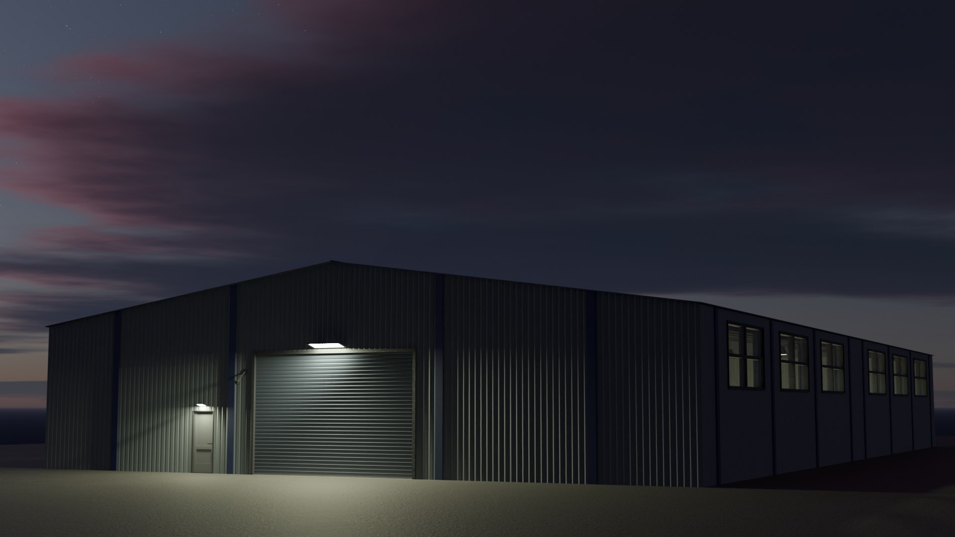 Warehouse Collection Hangar Model - TurboSquid 2097251
