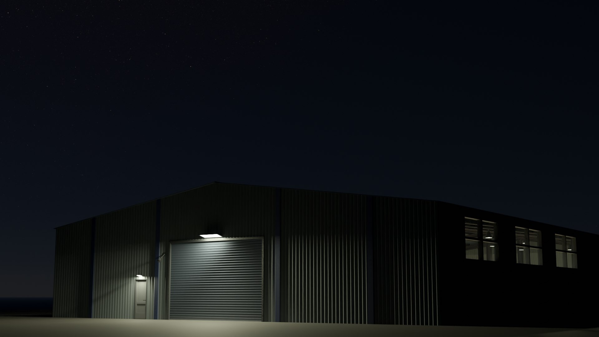 Warehouse Collection Hangar Model - TurboSquid 2097251