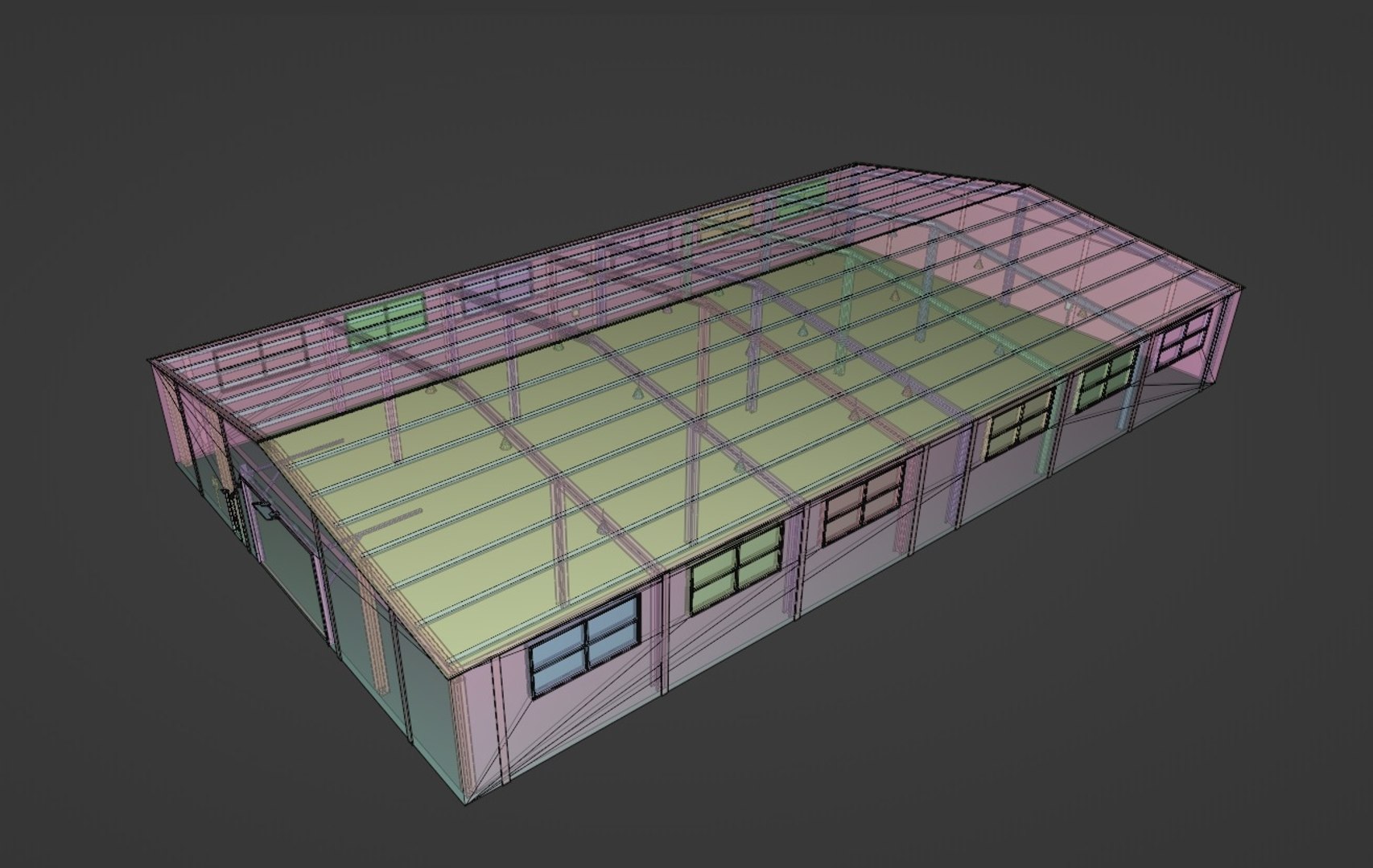 Warehouse Collection Hangar Model - TurboSquid 2097251