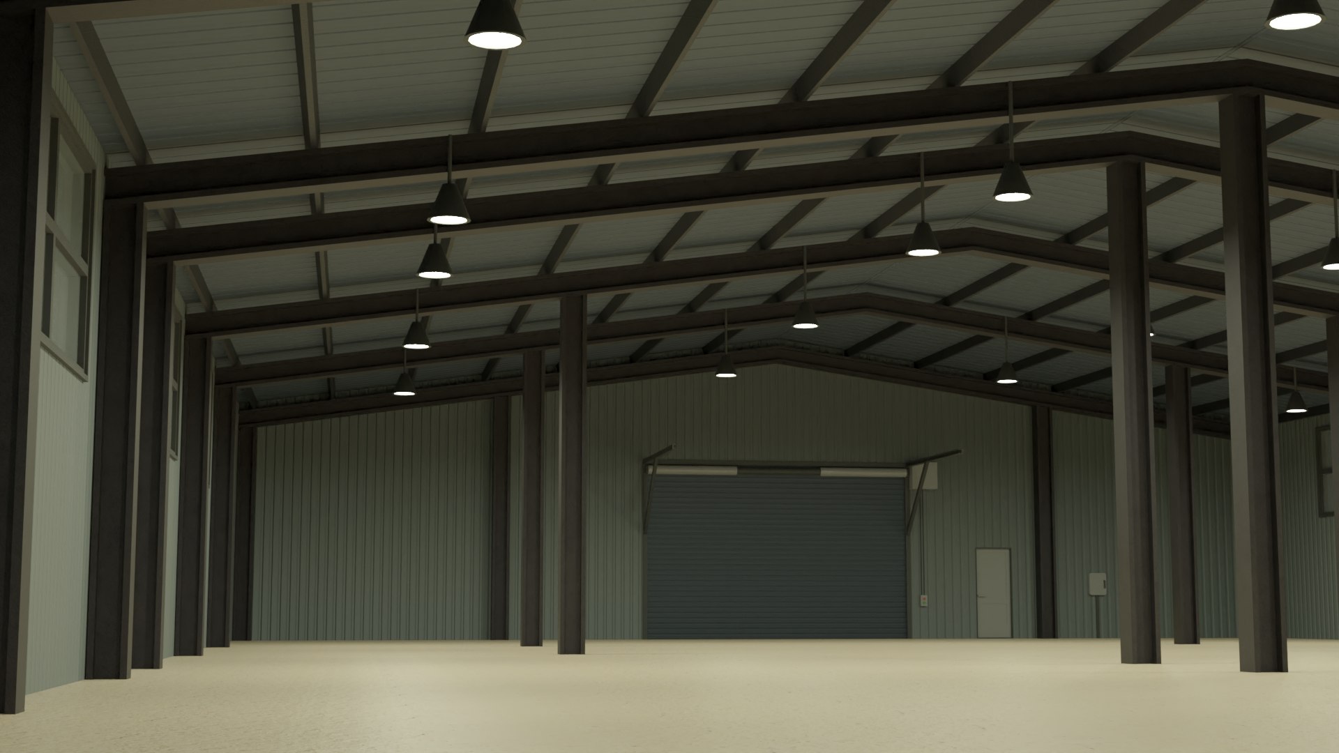 Warehouse Collection Hangar Model - TurboSquid 2097251