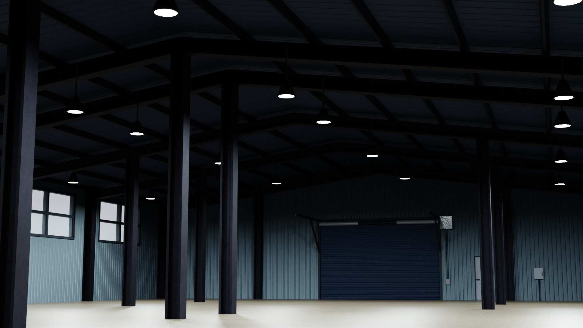 Warehouse Collection Hangar Model - TurboSquid 2097251