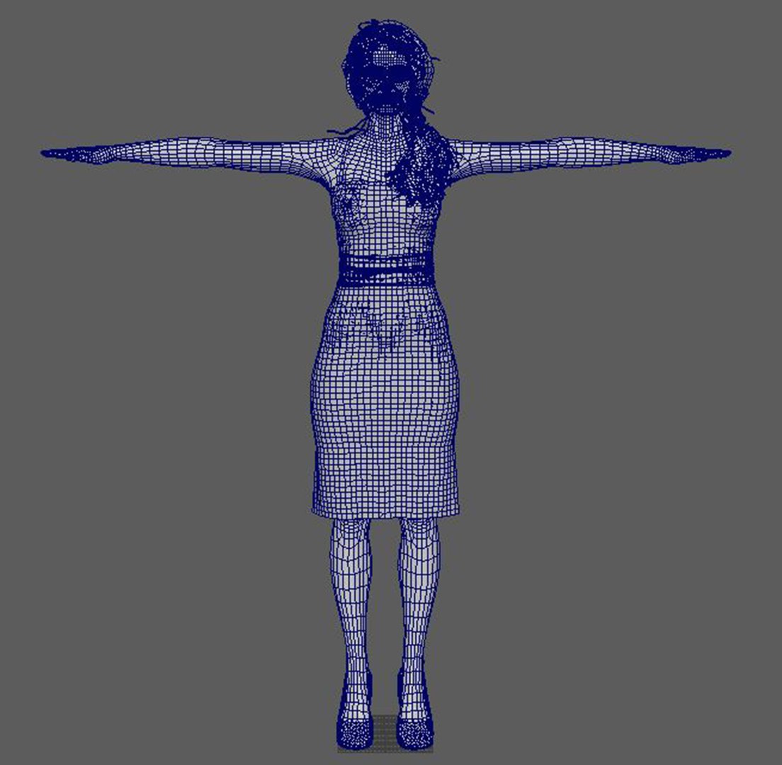 Rebecca Ferguson Character 3D Model Low-poly 3D Model - TurboSquid 2509747