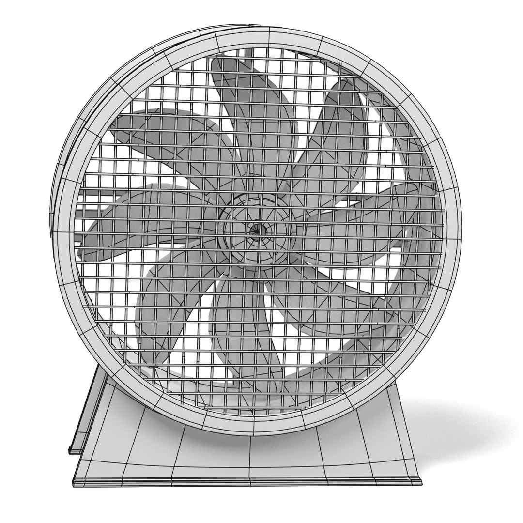 3d Model Large Fan