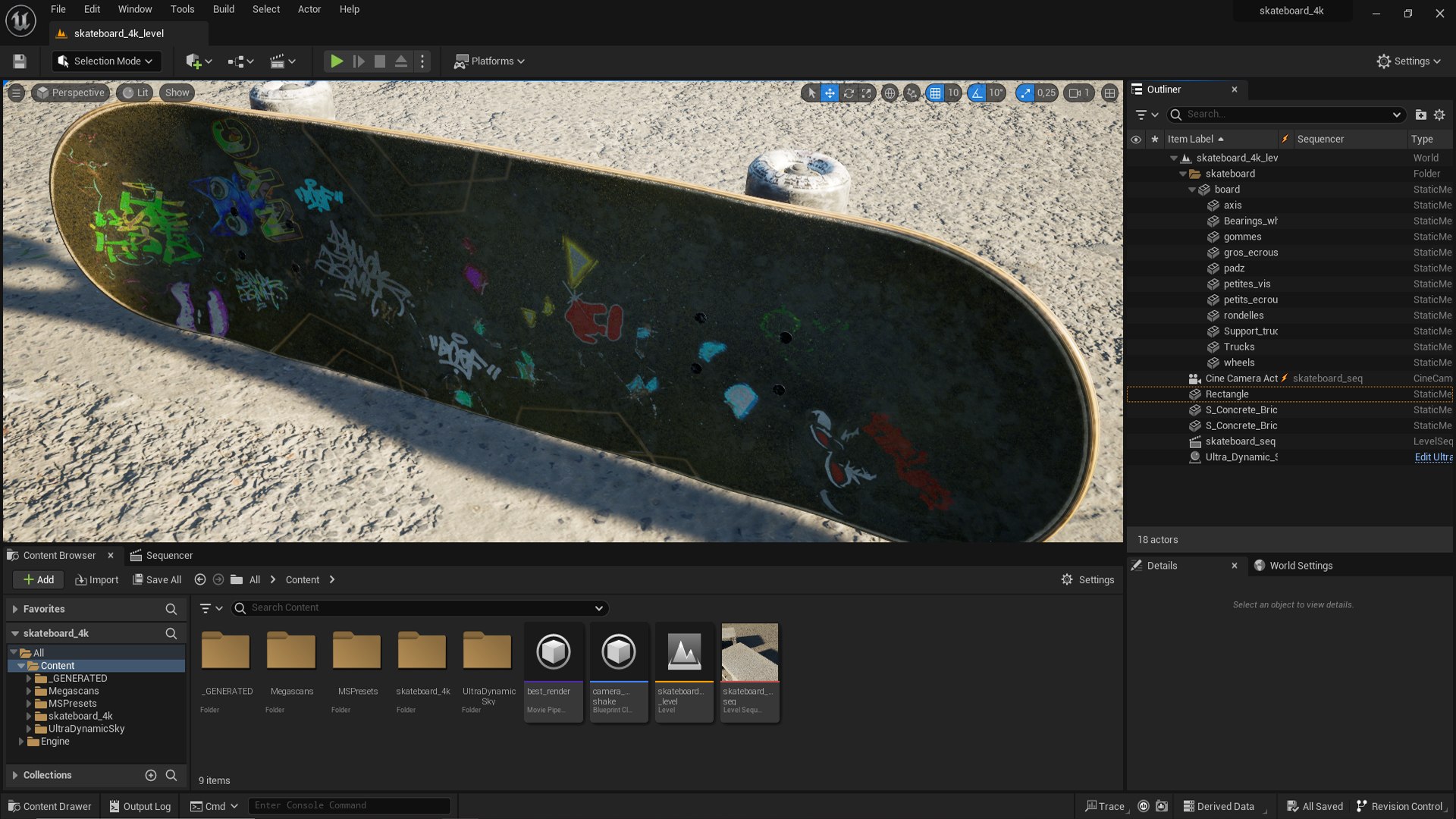 Free Free Street Serie Pro Skateboard - Unreal 3D Model - TurboSquid ...