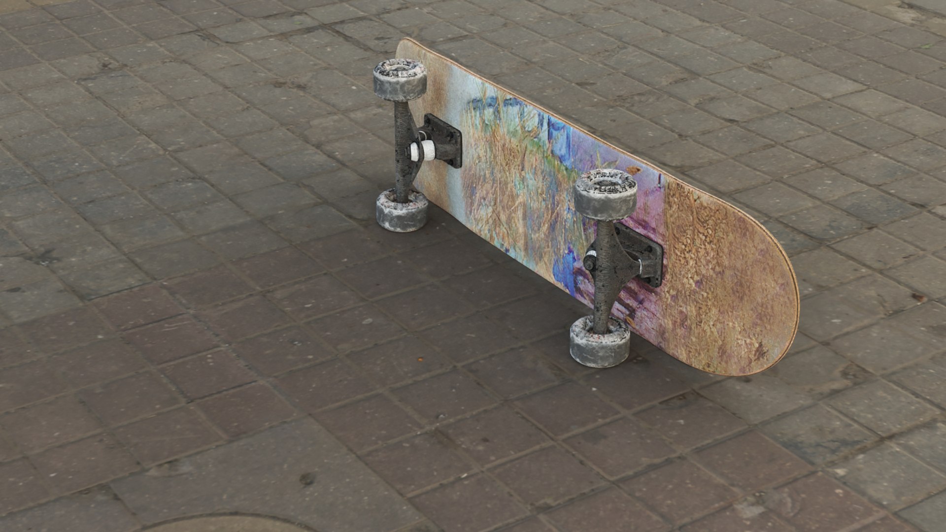Free Free Street Serie Pro Skateboard - Unreal 3D Model - TurboSquid 2332478