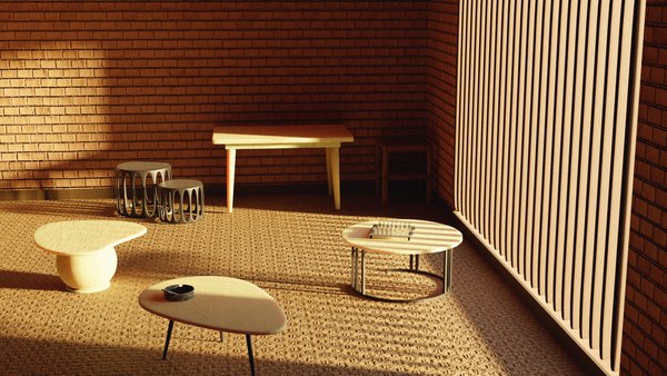 3D model 30 LOW POLY CUSTOM TABLES - TurboSquid 1992156