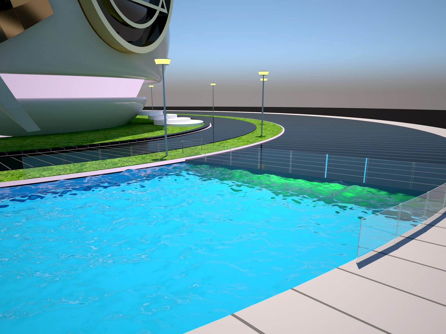 Creative Sphere Building 3D Model - TurboSquid 1803988