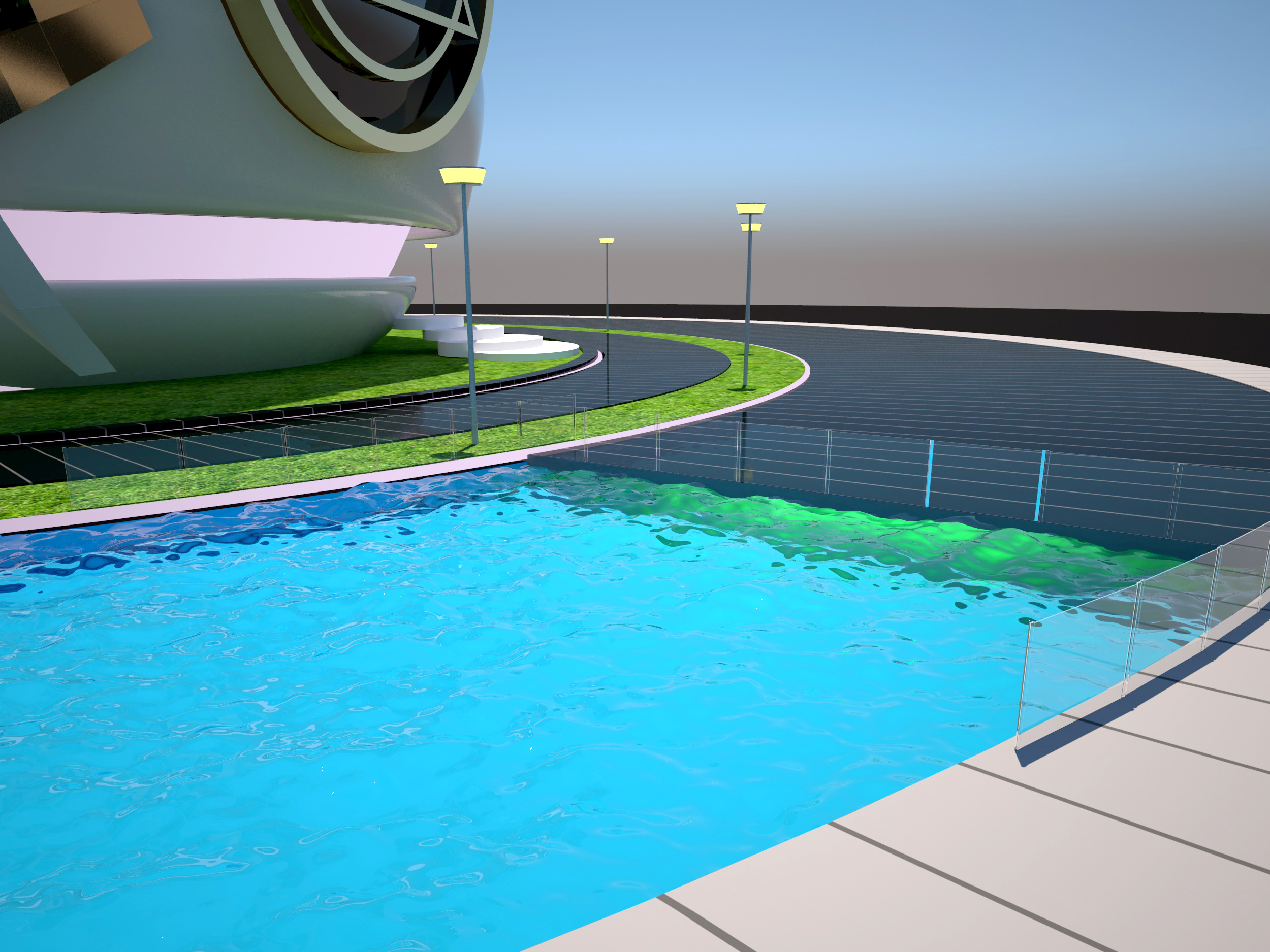 Creative Sphere Building 3D model - TurboSquid 1803988