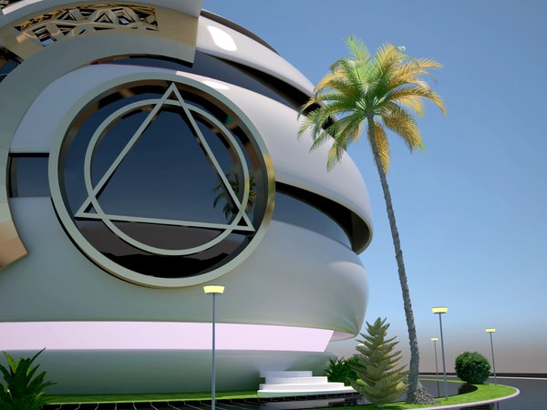 Creative Sphere Building 3D model - TurboSquid 1803988