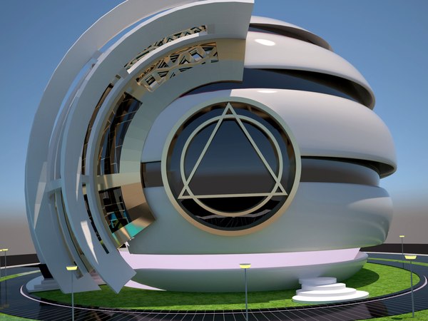 Creative Sphere Building 3D model - TurboSquid 1803988