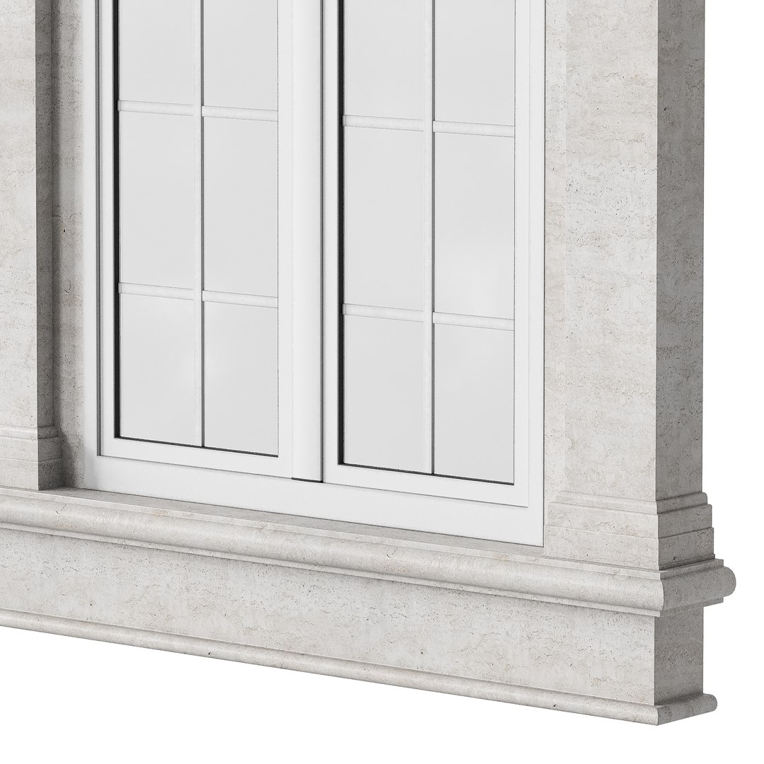 Architectural Classic Window 3D Model 6 Model - TurboSquid 2394817