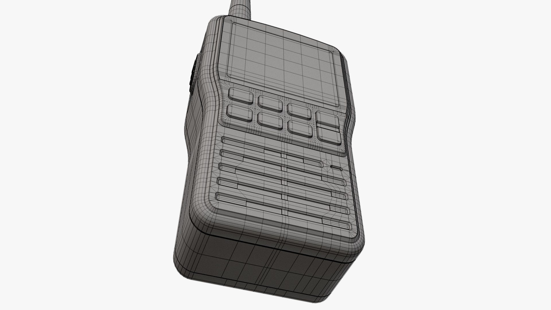 3D Handheld VHF Radio Model - TurboSquid 1947410