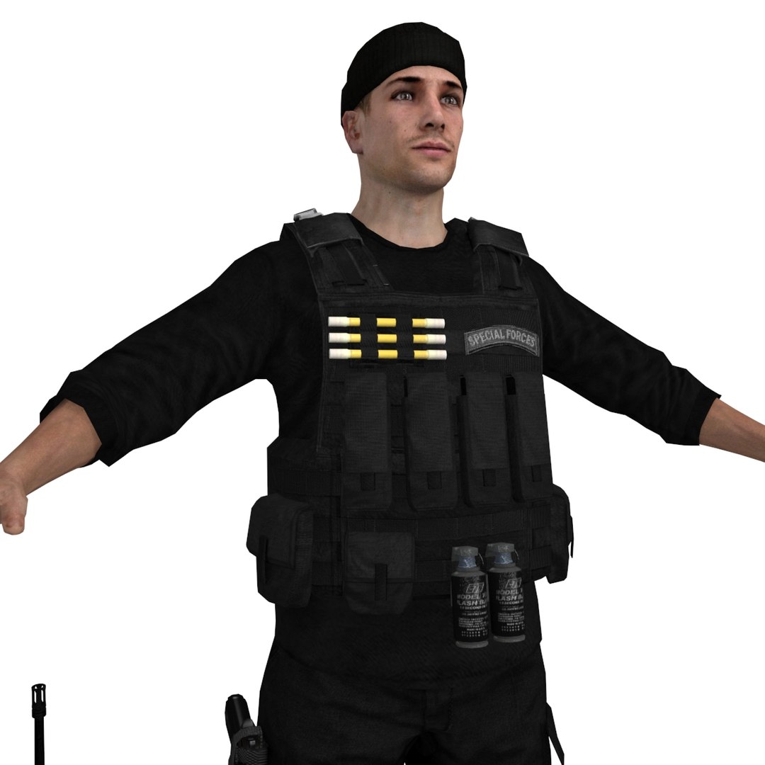 black soldier 3d model