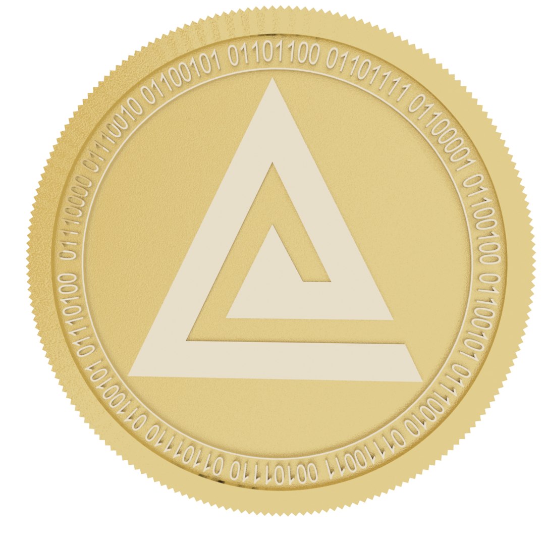 Audax gold coin 3D model - TurboSquid 1593623
