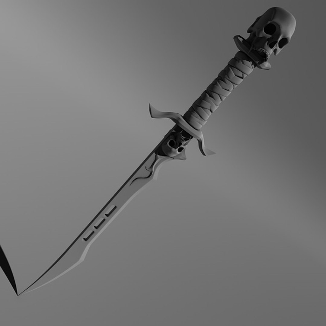 Sword Skull C4d