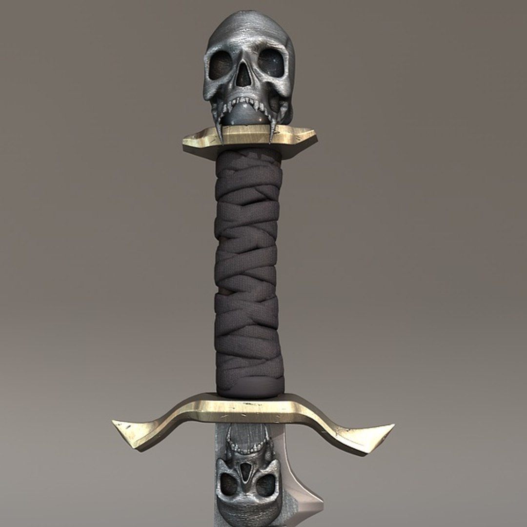 Sword Skull C4d