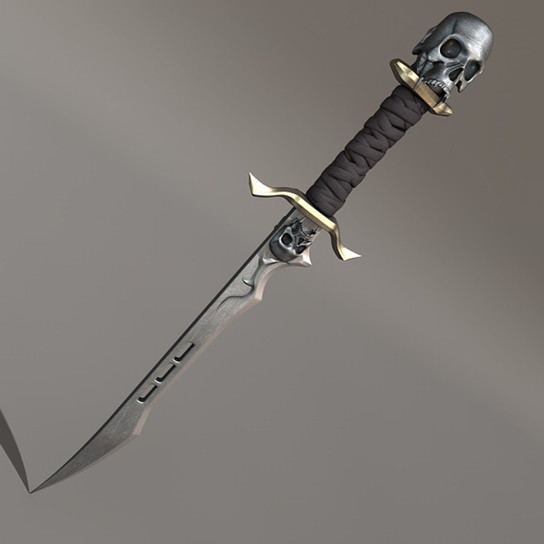 Sword Skull C4d