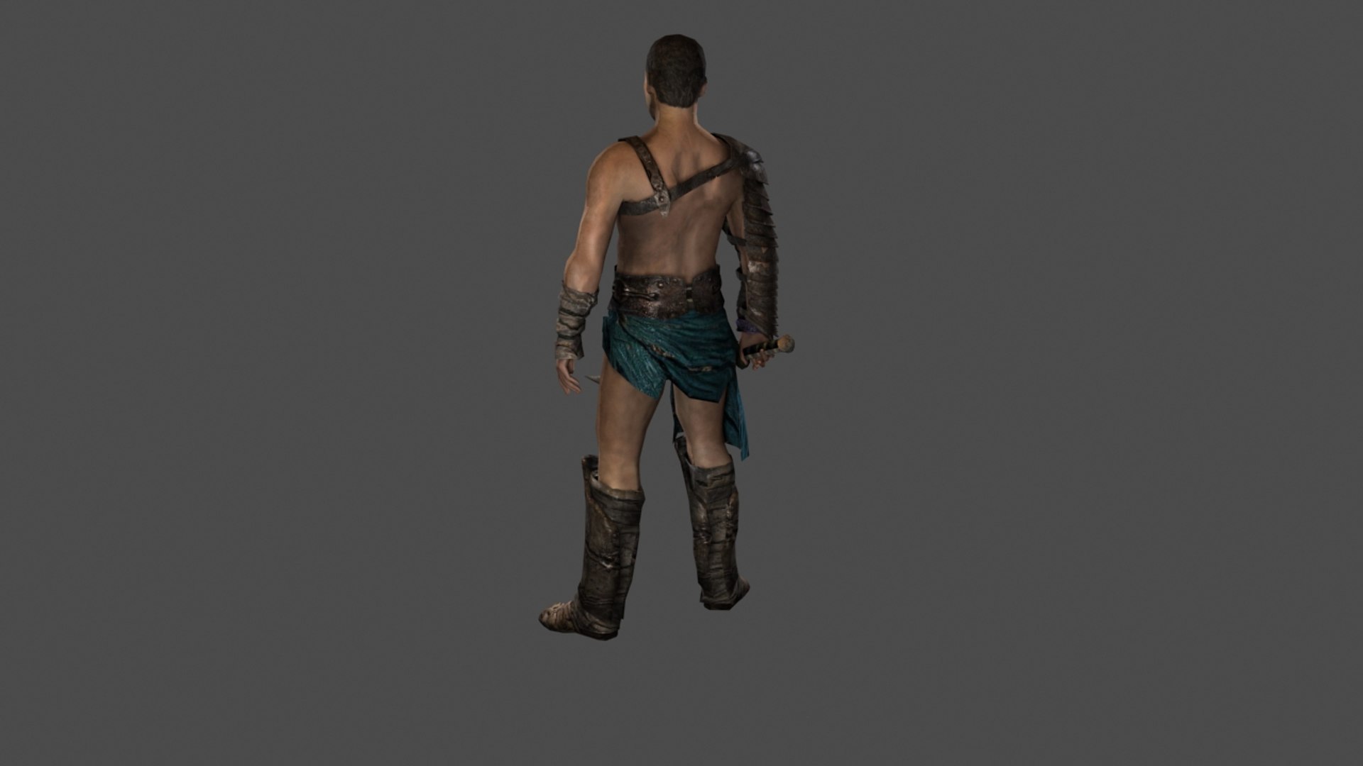 Character Spartacus 3d Model