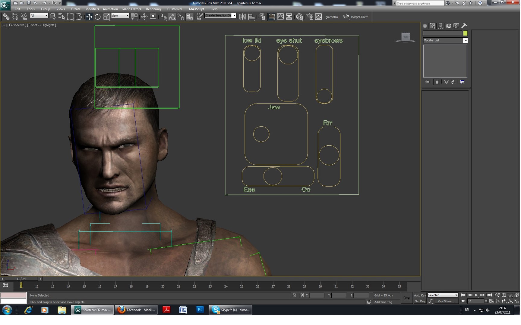 character spartacus 3d model