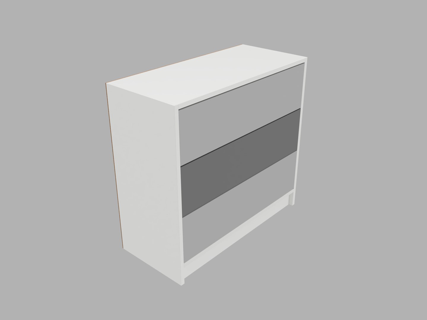 3D Dresser Clothes Drawer Solid Parametric Model model - TurboSquid 2097058