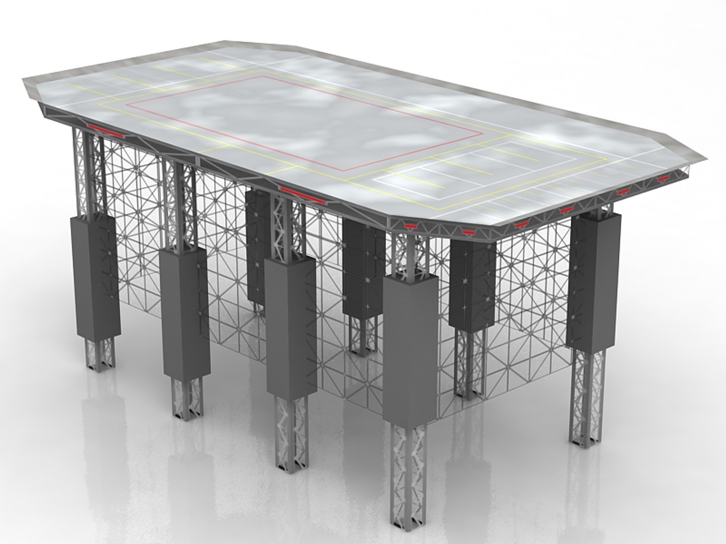 3D model landing platform - TurboSquid 1643008